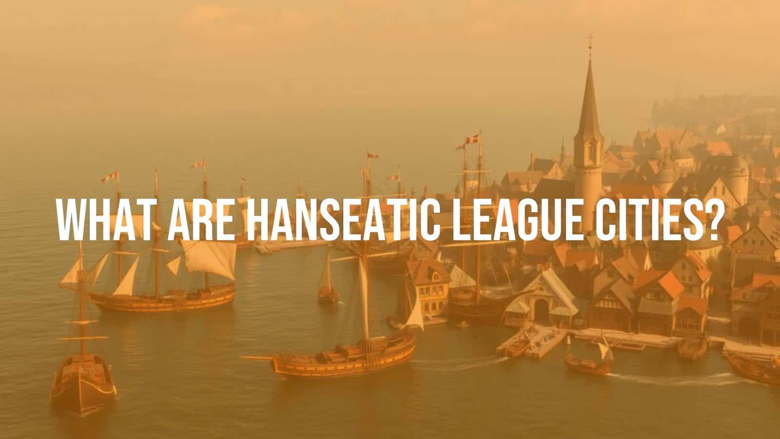 What Are Hanseatic League Cities? - whysogermany.com