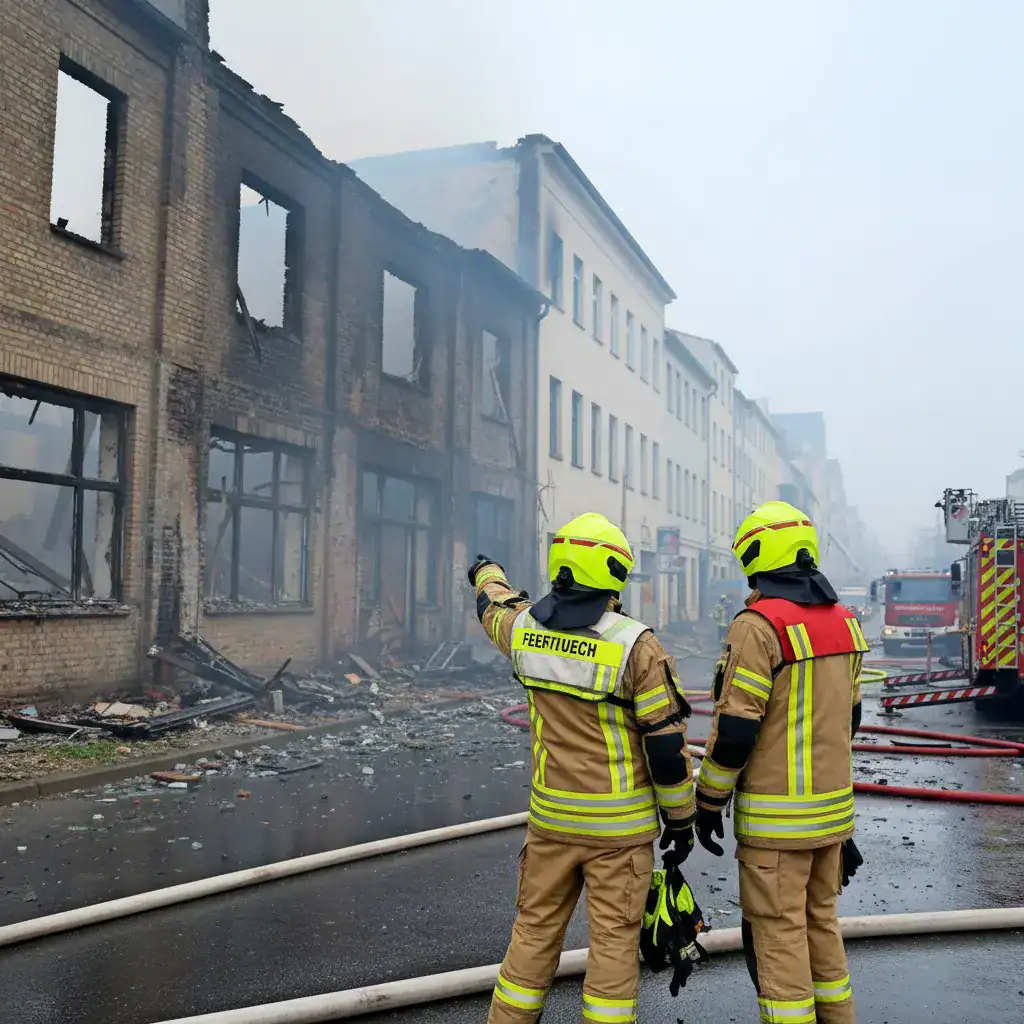 Fire on Commercial Premises in Friedrichshain Extinguished by Berlin ...