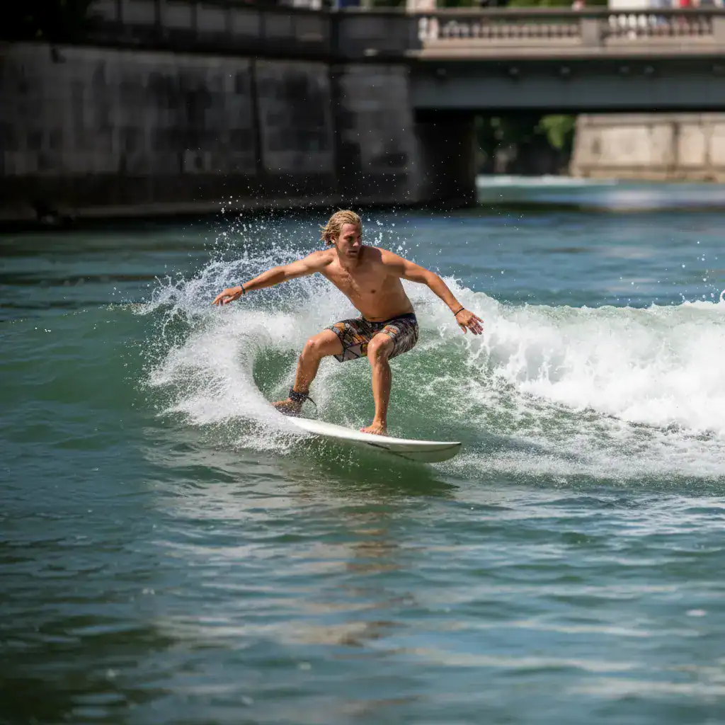 Munich's Eisbach Wave Returns, Surfing Remains Officially Prohibited ...